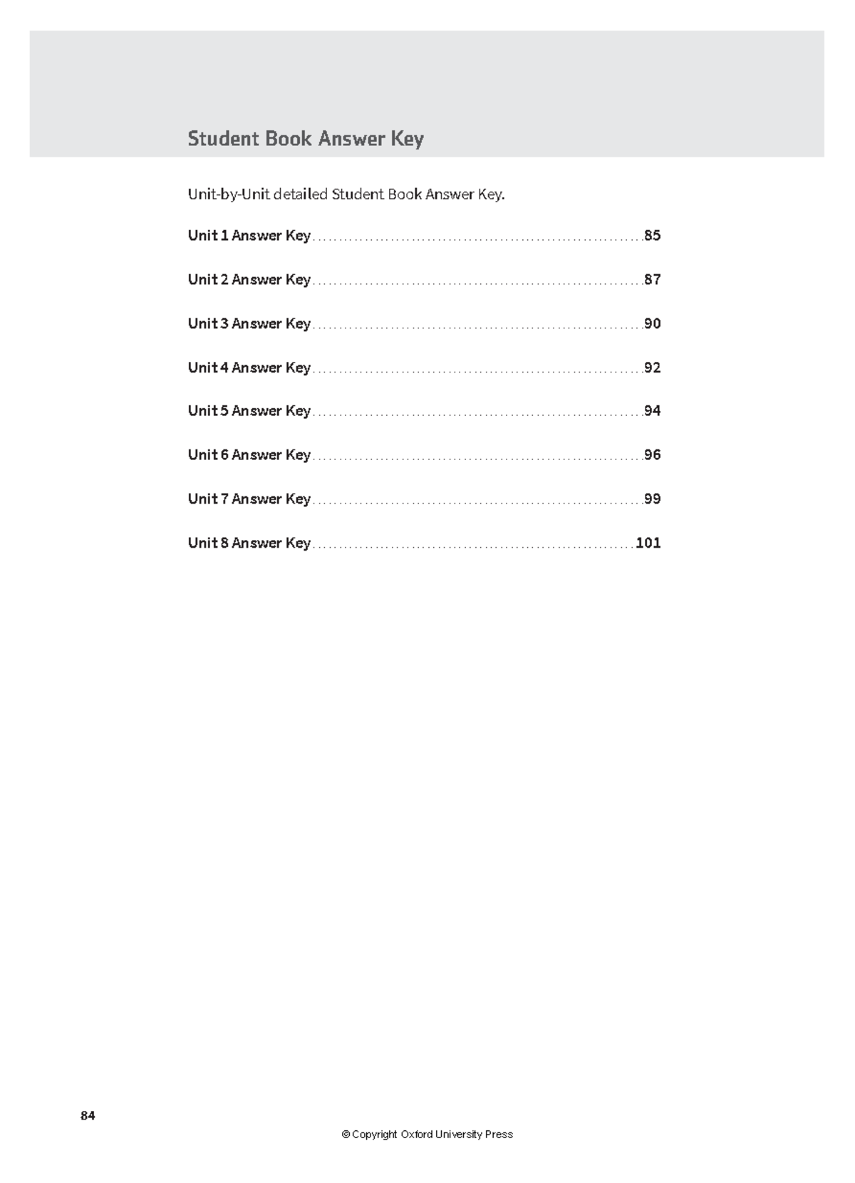 Q3e LS2 Detailed Answer Key: Units 1-8 for Student Book - Studocu