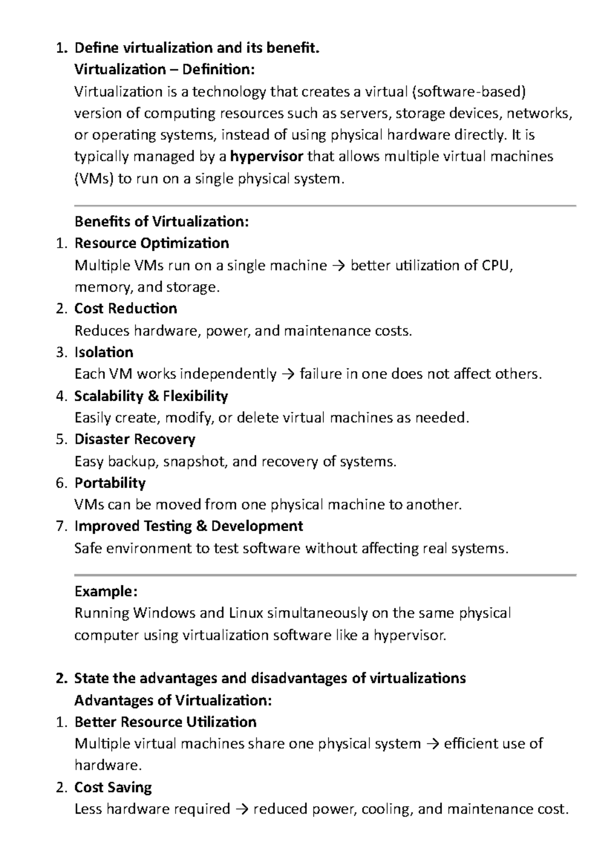Ccg Ch4 - Understanding Virtualization: Benefits, Types, and ...