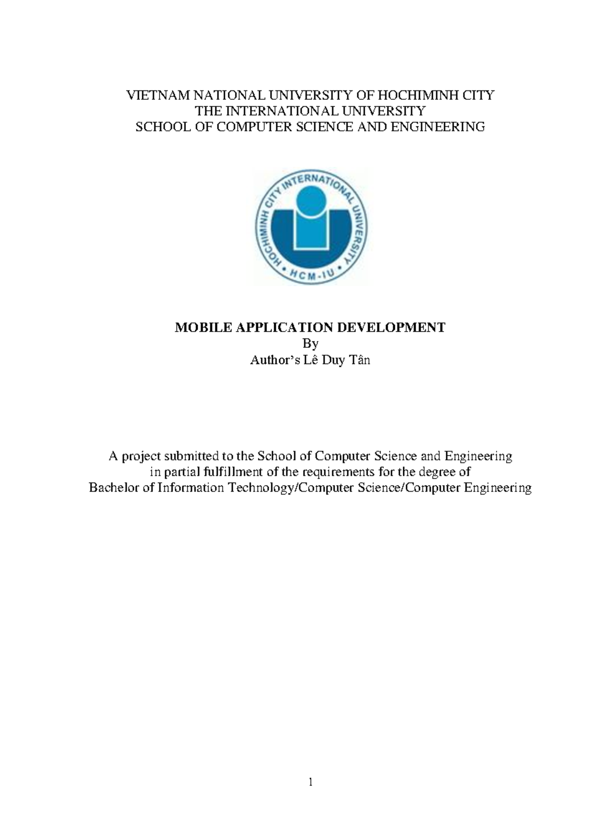 Final Report: Mobile App Development Project (CS101) - Studocu