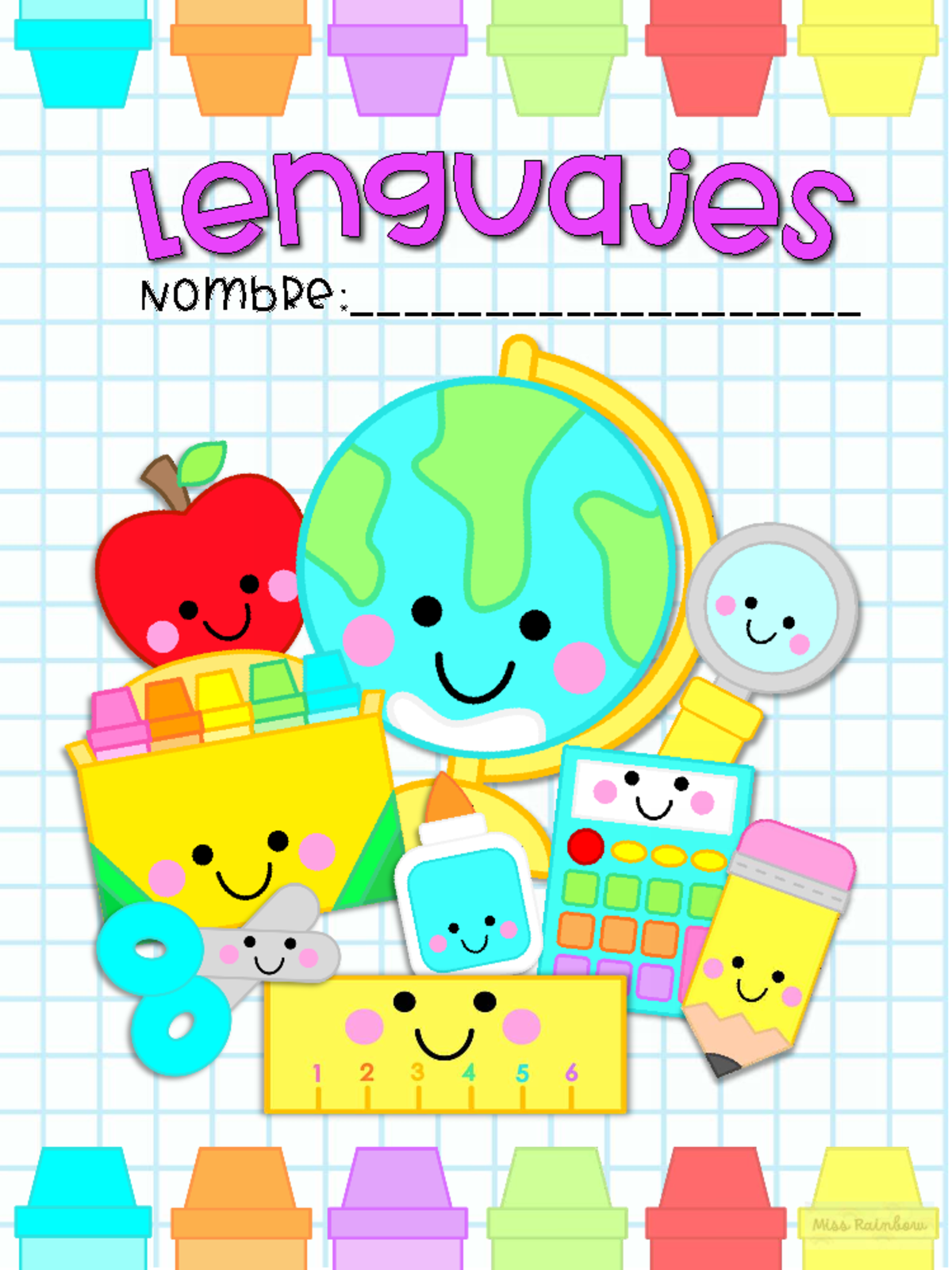 PORTADA DE INICIO - L e n g ua j e s Nombre:___________________ L e n g ...