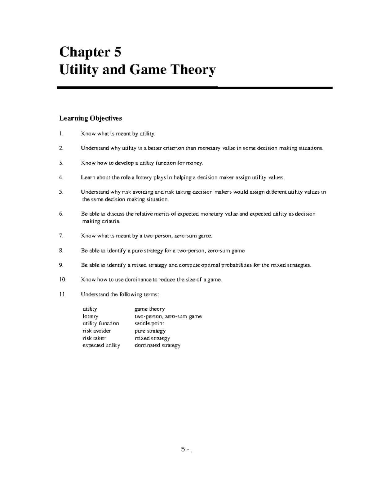 Chapter 5 Solutions - solution manual - Warning: TT: more functions defined than expected ...