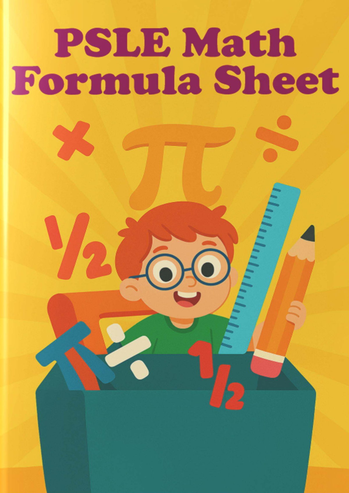 PSLE Math Formula Sheet: Unit Conversions, Fractions & Geometry - Studocu