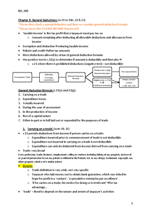Normal Income tax Basic Framework - Normal Income tax – Basic Framework ...