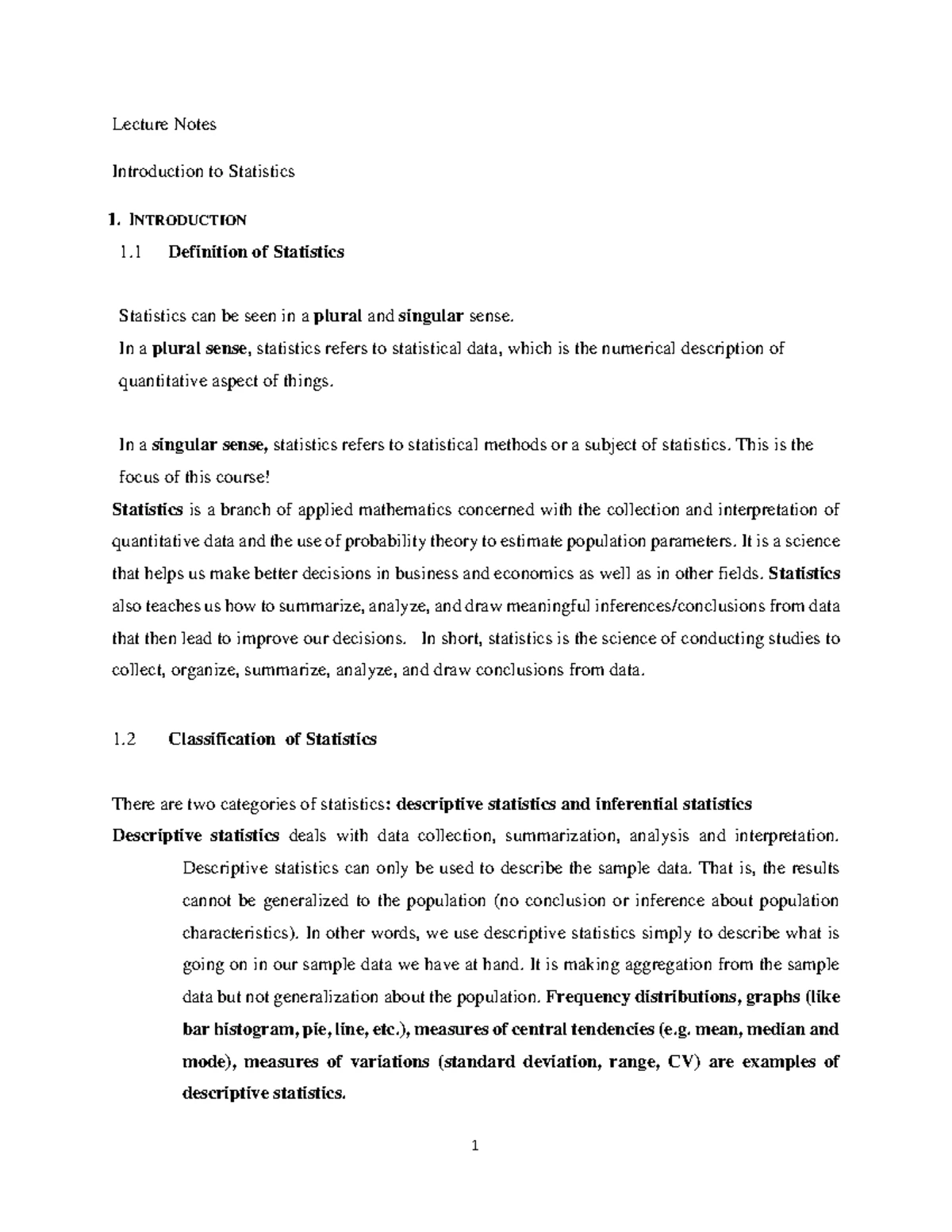 Microeconomics 2 - 1 ADDIS ABABA UNIVERSITY COLLEGE OF BUSINESS AND ...