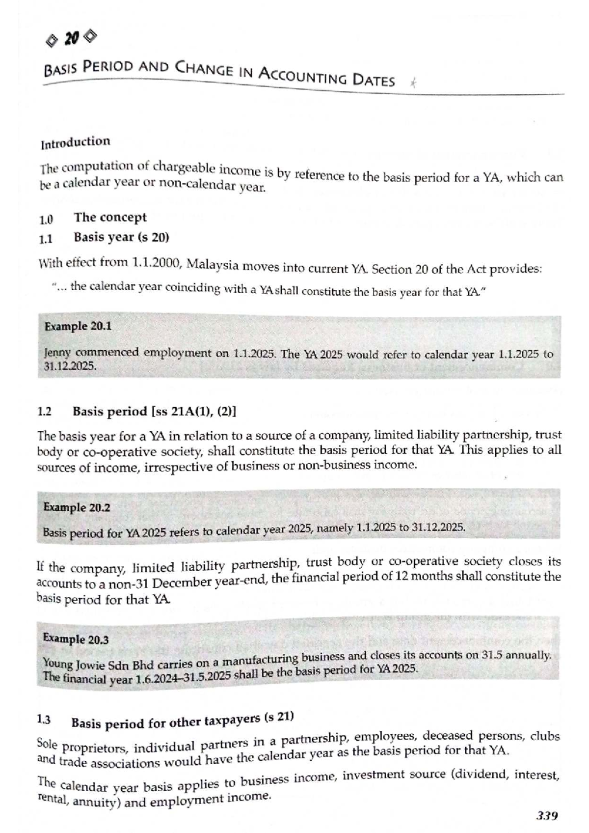 20 BASIS PERIOD AND CHANGE IN ACCOUNTING DATES: A Comprehensive Guide ...