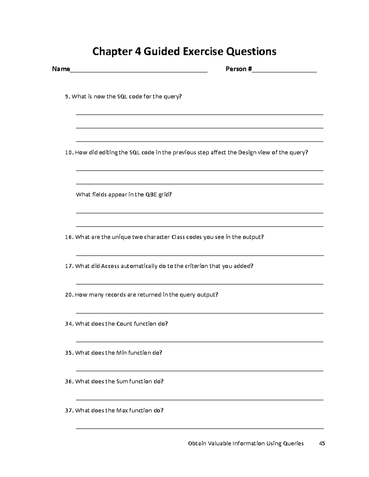 Chapter 4 Guided Exercise Questions - MGS Lecture Notes - Studocu