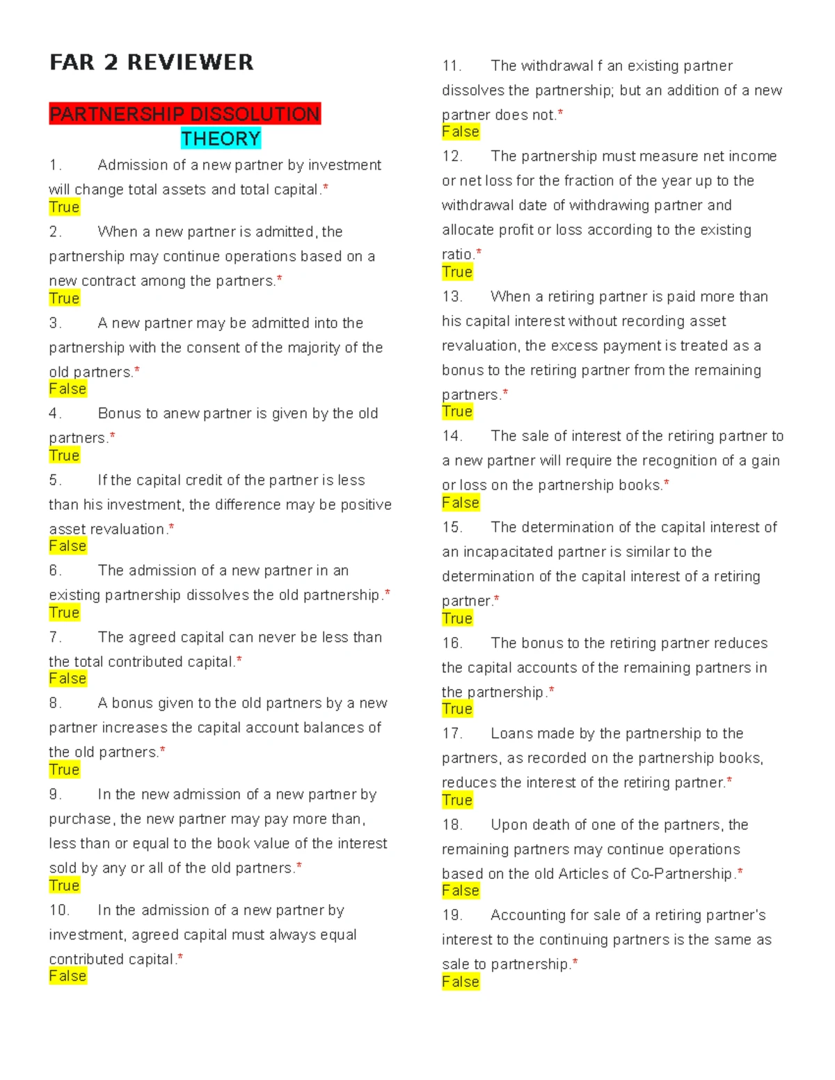GFFS Template: General Form for Financial Statements Overview - Studocu