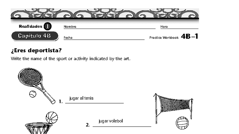 Kami Export - 28A Torres-Aguilera - Spanish I Chapter 4B Vocabulary ...