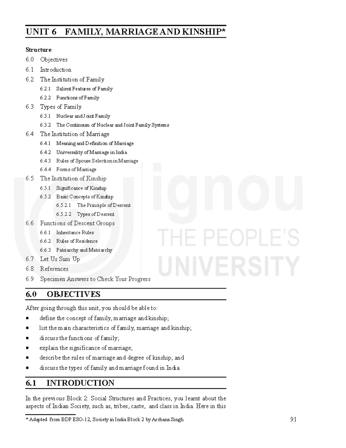 Unit 6: Understanding Family, Marriage, and Kinship Dynamics - Studocu