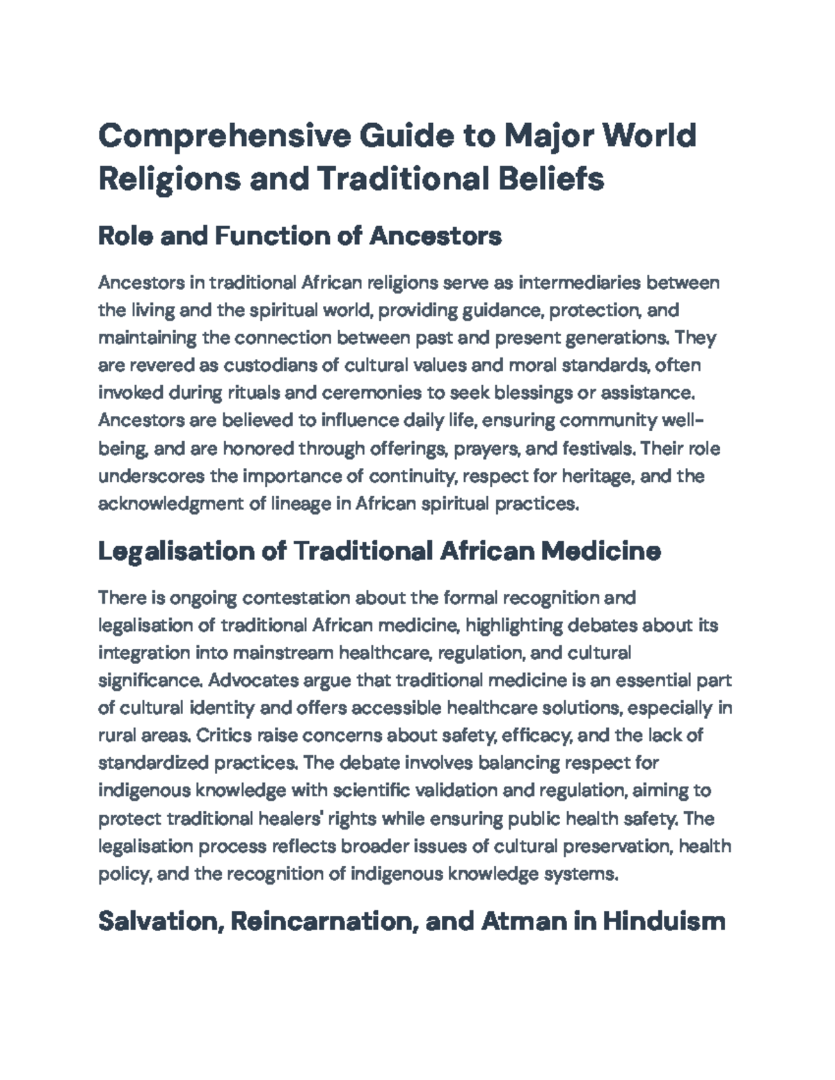 Comprehensive Guide to Major World Religions: Beliefs & Practices ...