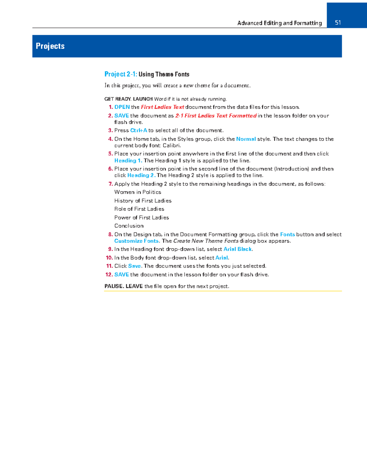 Word 2016 Expert L2 Advanced Editing & Formatting Projects - Studocu