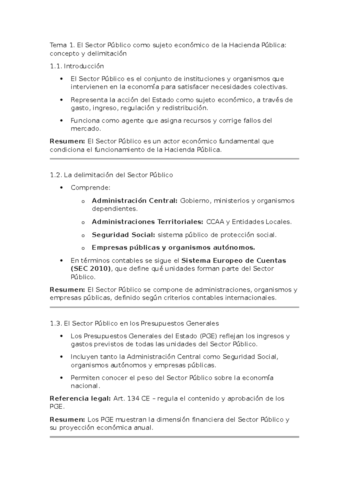Hacienda Pública: Análisis del Sector Público y su Función Económica ...
