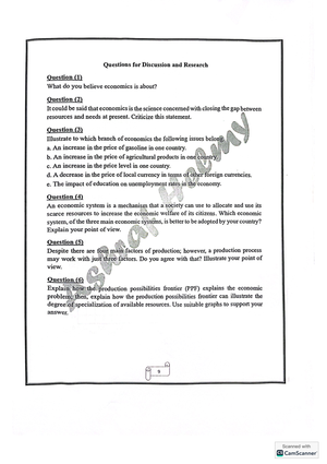 Managerial economics 6 - Question (7) The following table provides ...