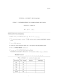 CS2107 - NUS - Introduction to Information Security - Studocu