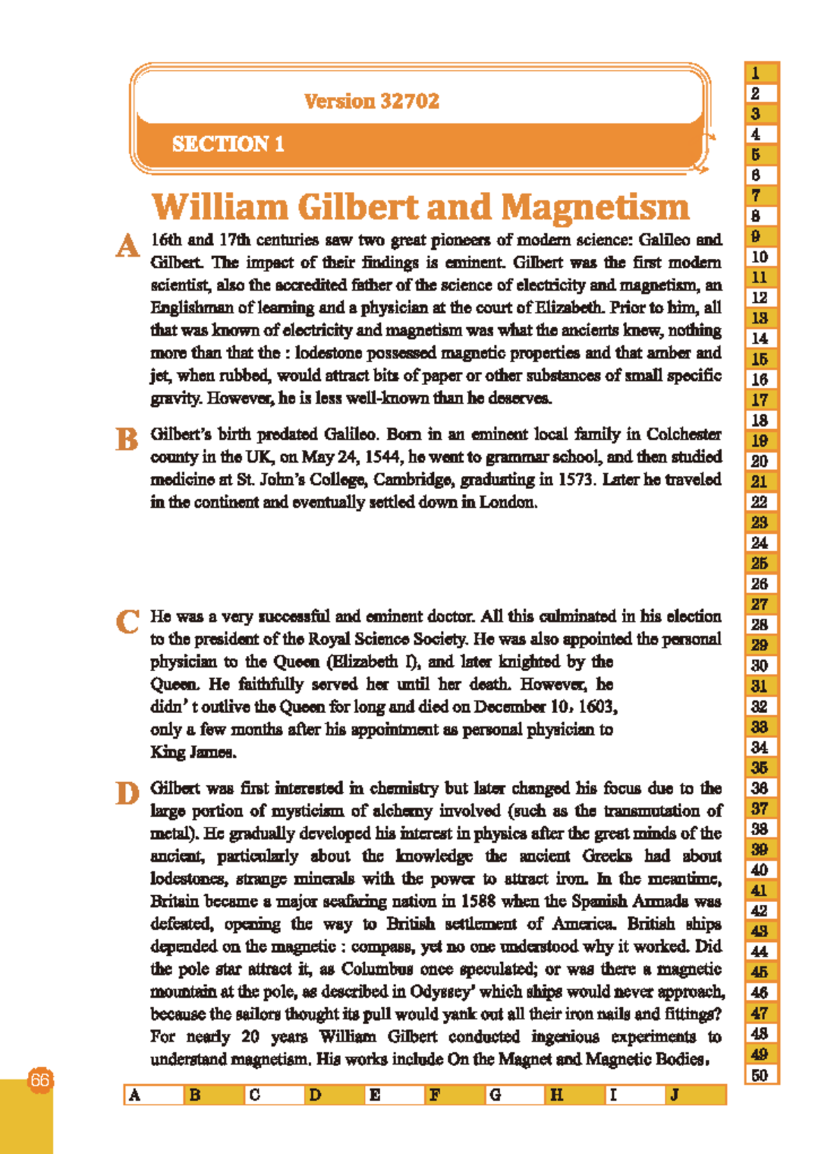 William Gilbert and Magnetism-2 - poster tiếng anh - G · - Studocu