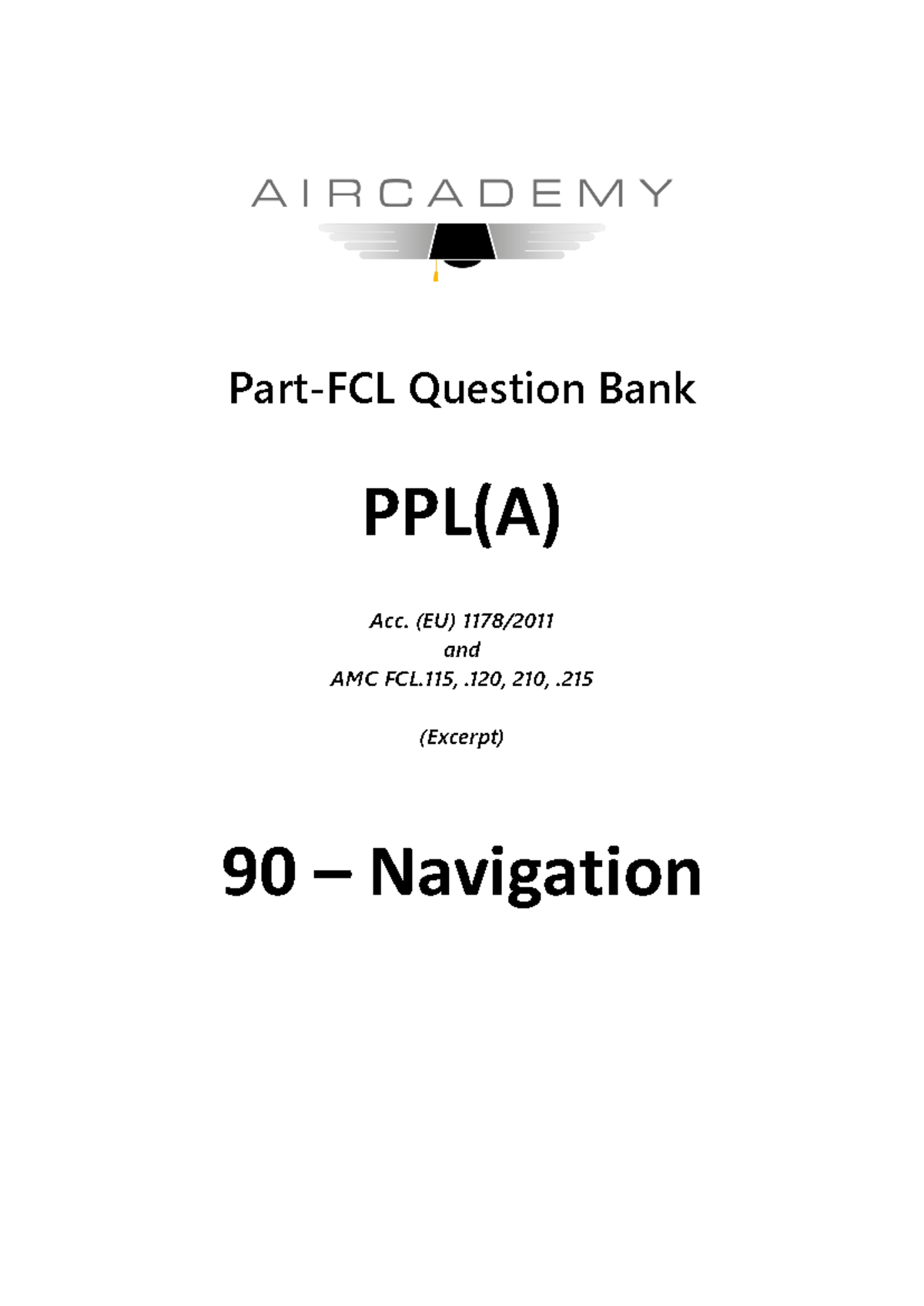 ECQB PPL 90 Navigation Question Bank for PPL(A) Exam Preparation - Studocu