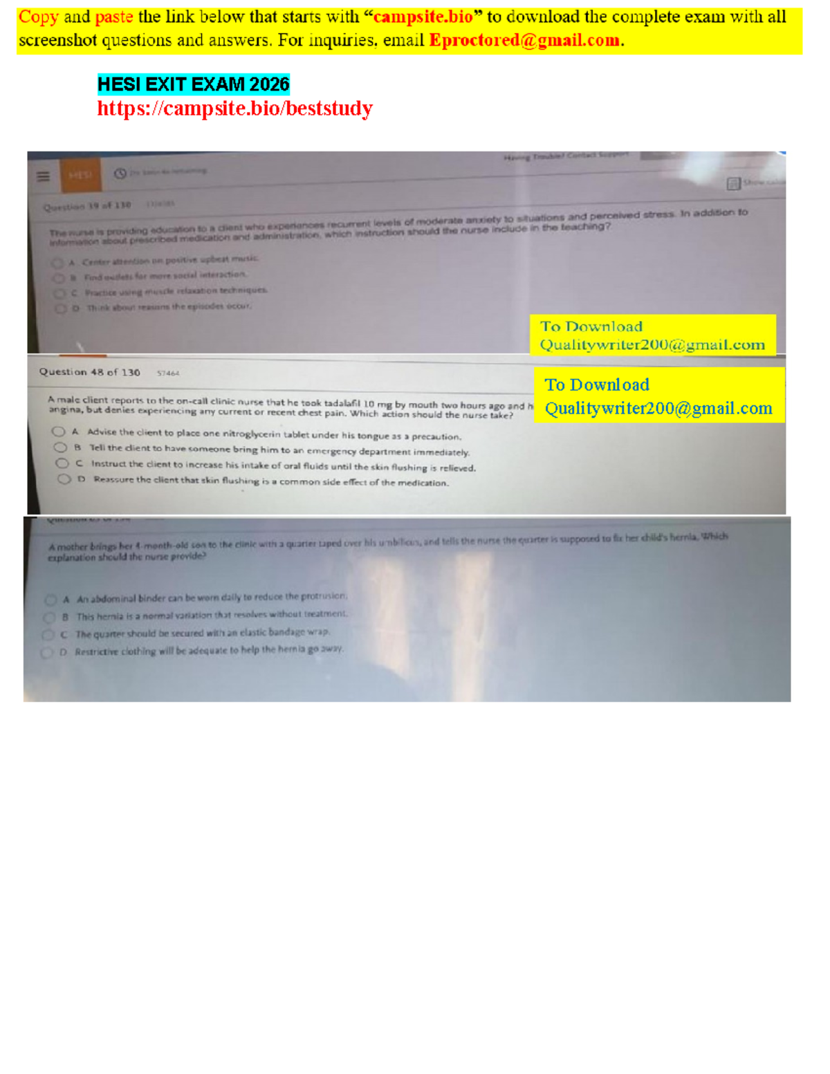 RN HESI EXIT EXAM 2026 Comprehensive Study Guide & Test Bank - Studocu