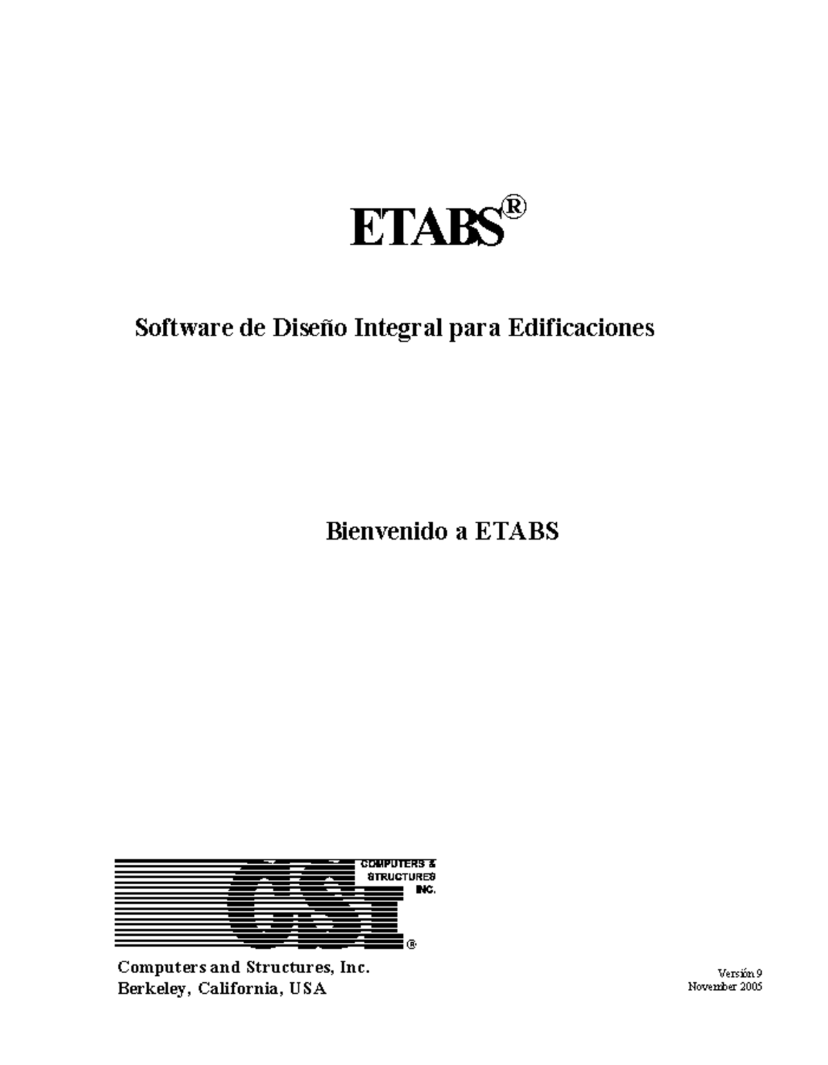Manual de ETABS 9: Diseño y Análisis de Edificaciones - Studocu