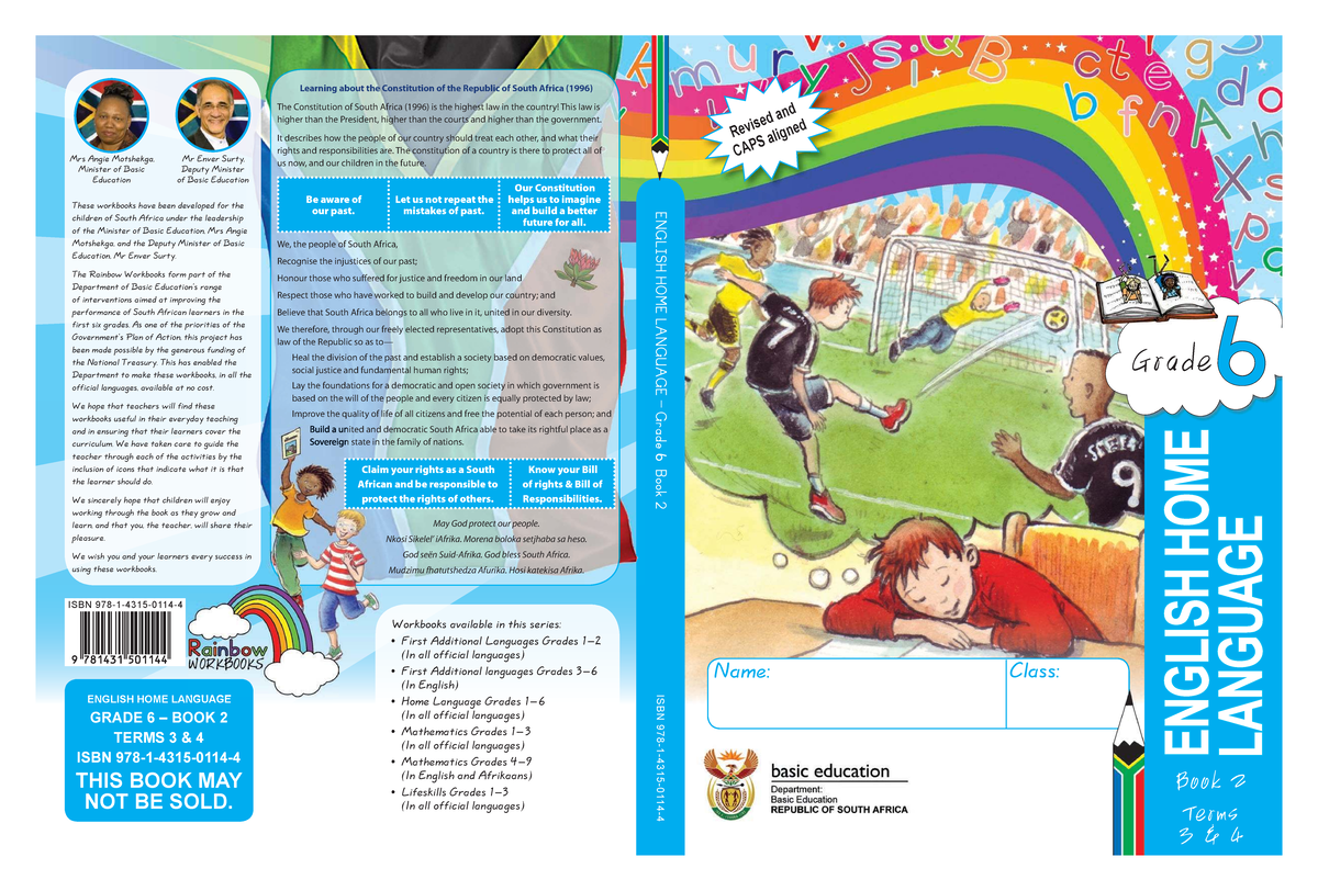 Grade 6 English Home Language Workbook: Constitution Insights and ...