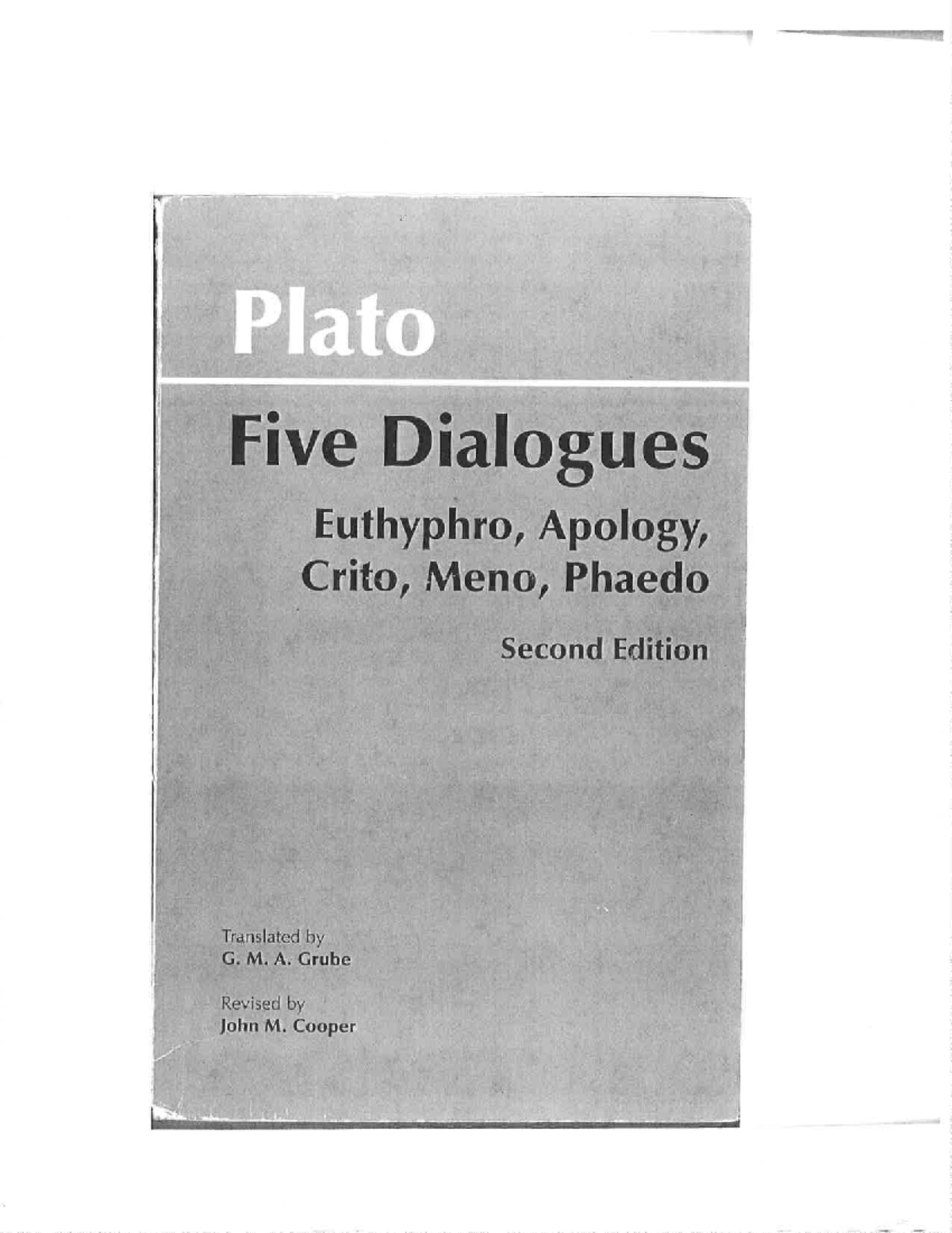 Essential Insights from Plato: A Study of Five Dialogues (EUTHYPHRO ...