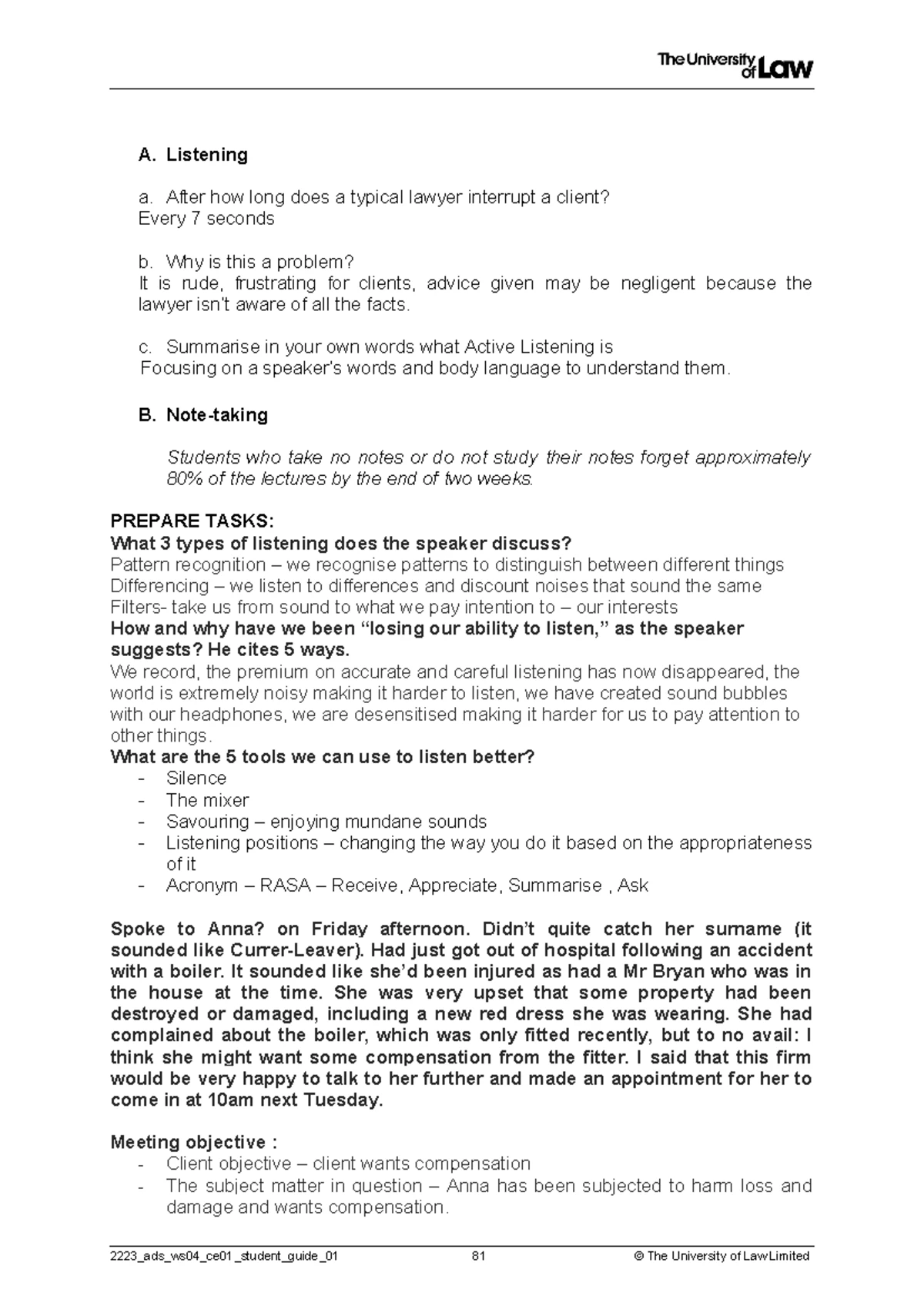 LLB Mock Assessment: Digital & Academic Skills Research Trail - Studocu