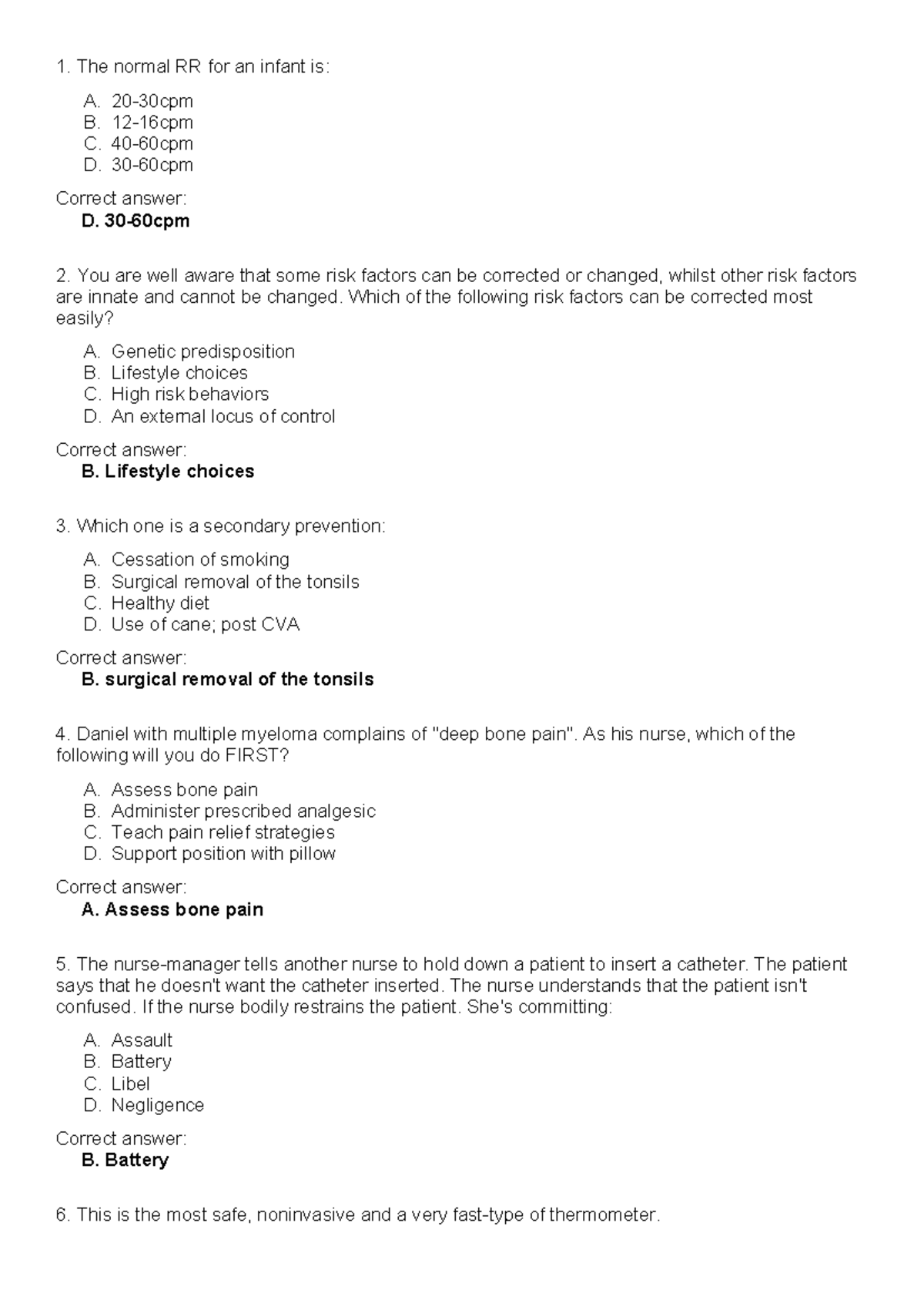 QUIZ 1 - ACLS: Key Concepts in Advanced Cardiovascular Life Support ...