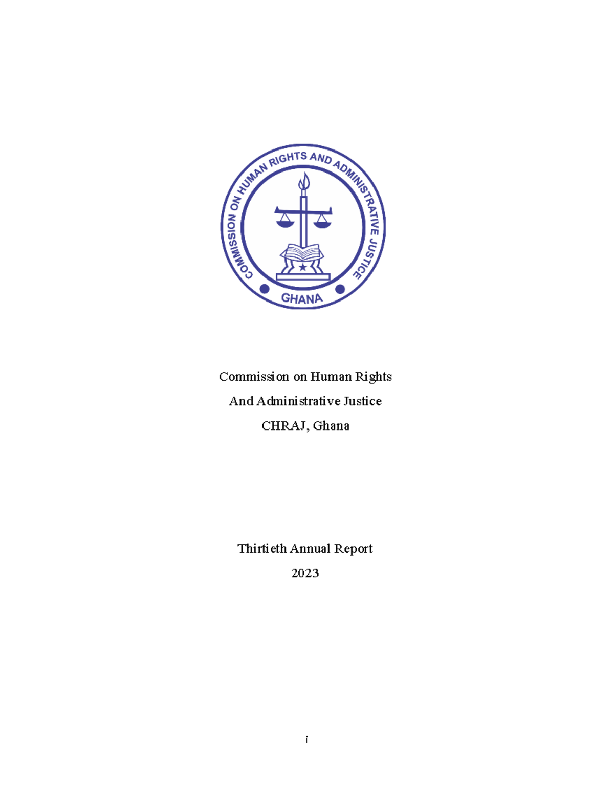 CHRAJ Annual Report 2023: Human Rights & Administrative Justice ...