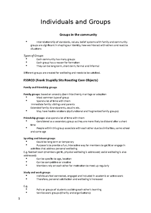 CAFS study notes - year 11 - Part I: Resource Management Wellbeing ...