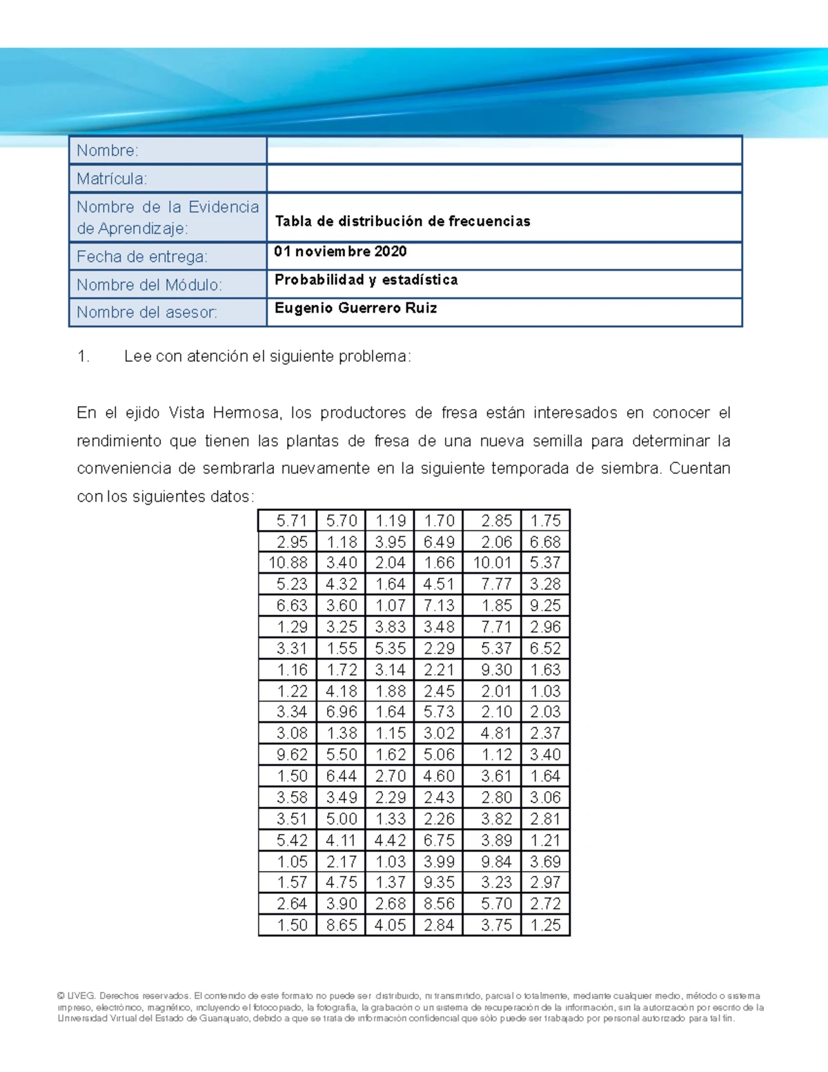 Tabla de distribución de frecuencias - Encontrar el mayor y el menor de ...