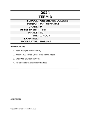 N6 Math Syllabus - MATHEMATICS N6 SYLLABUS COORDINATOR: ENGINEERING ...
