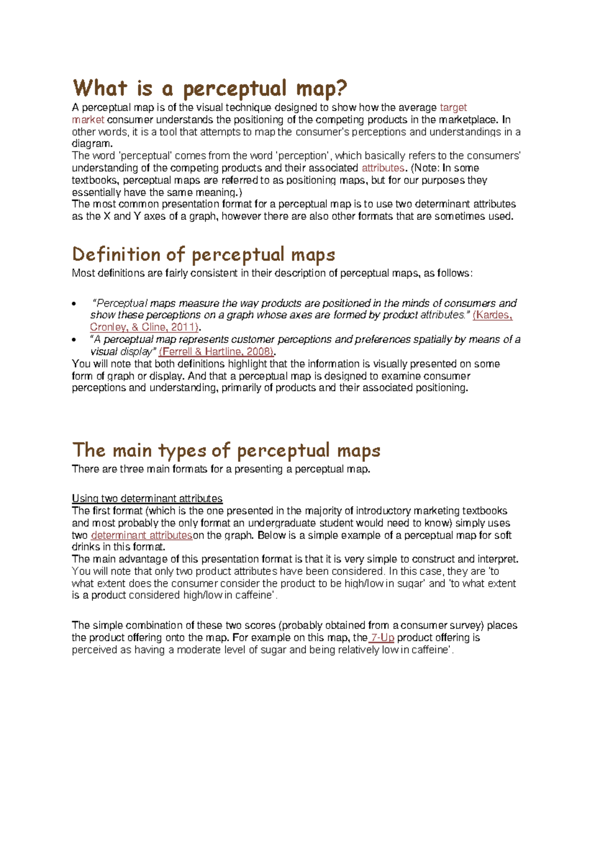 Understanding Perceptual Maps: A Marketing Tool (MKT 484) - Studocu