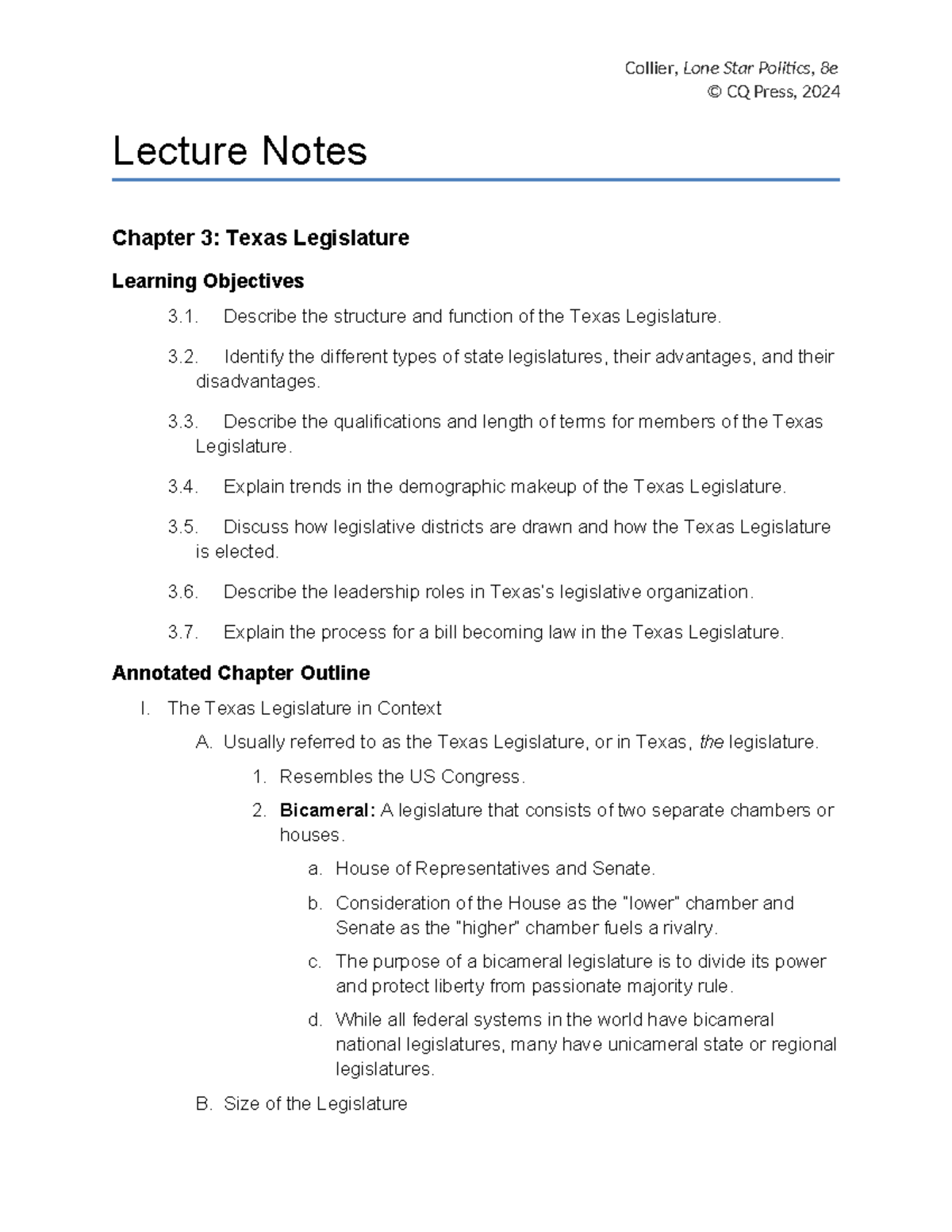 Texas Legislature: Structure, Function & Legislative Process Overview ...