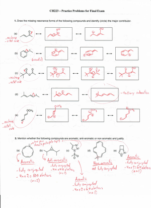Retrosynthesis practice problems final exam answer key - Additional retrosynthesis practice ...