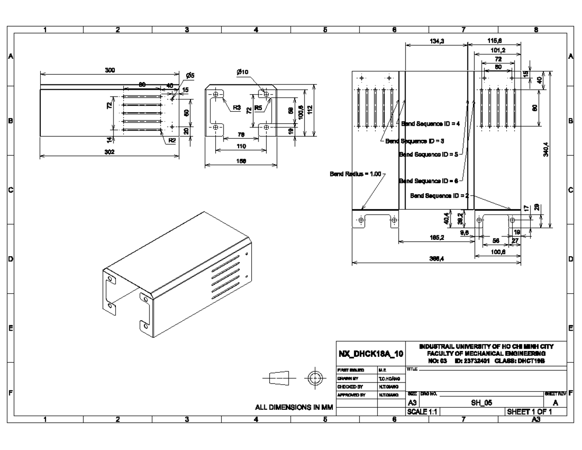 SH 05 - NX Sheet Metal Design Notes for DHCT19B - Studocu