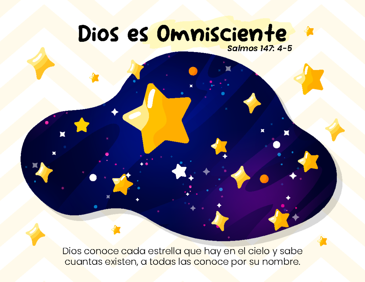 LOS Atributos DE DIOS - Dios conoce cada estrella que hay en el cielo y ...