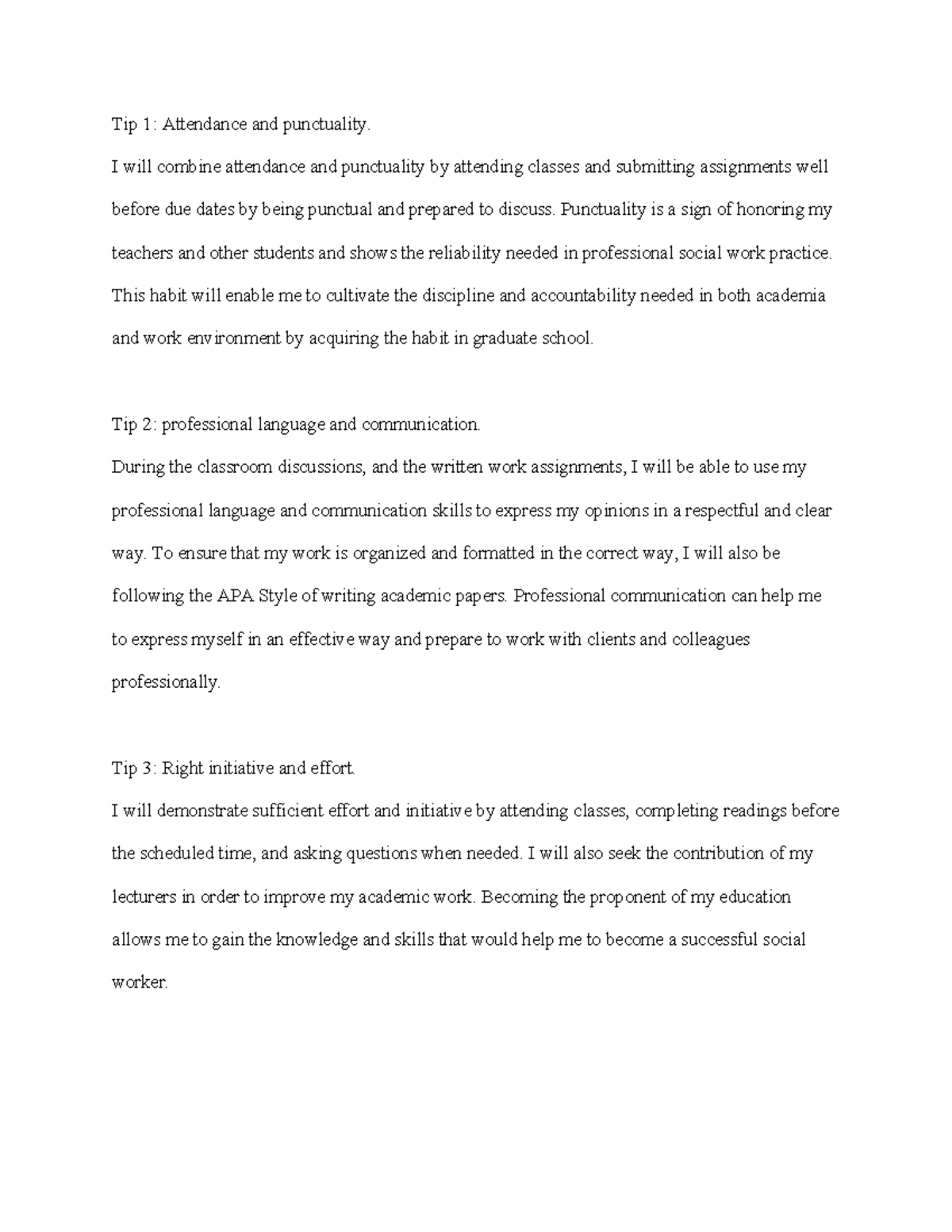 Applying Professionalism and Ethics in SW Education: Tips for Success ...