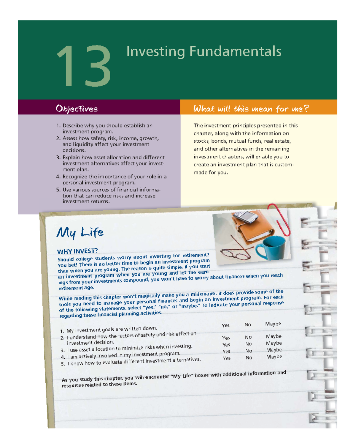 Personal Finance (FIN 101): Chapter 13 - Investing Fundamentals and ...