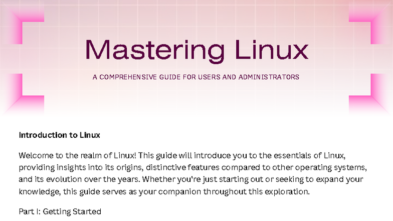 Mastering Linux: A Comprehensive Guide for Users & Admins (RHEL) - Studocu