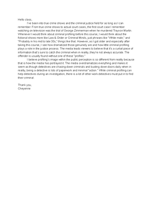 8-3 short paper - Module 8 assignment - PSY205 - Raven Totten Southern ...