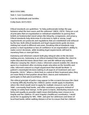 Sheryl - D394 Task 1 - Task 1 - A1: Below is a description of each ...