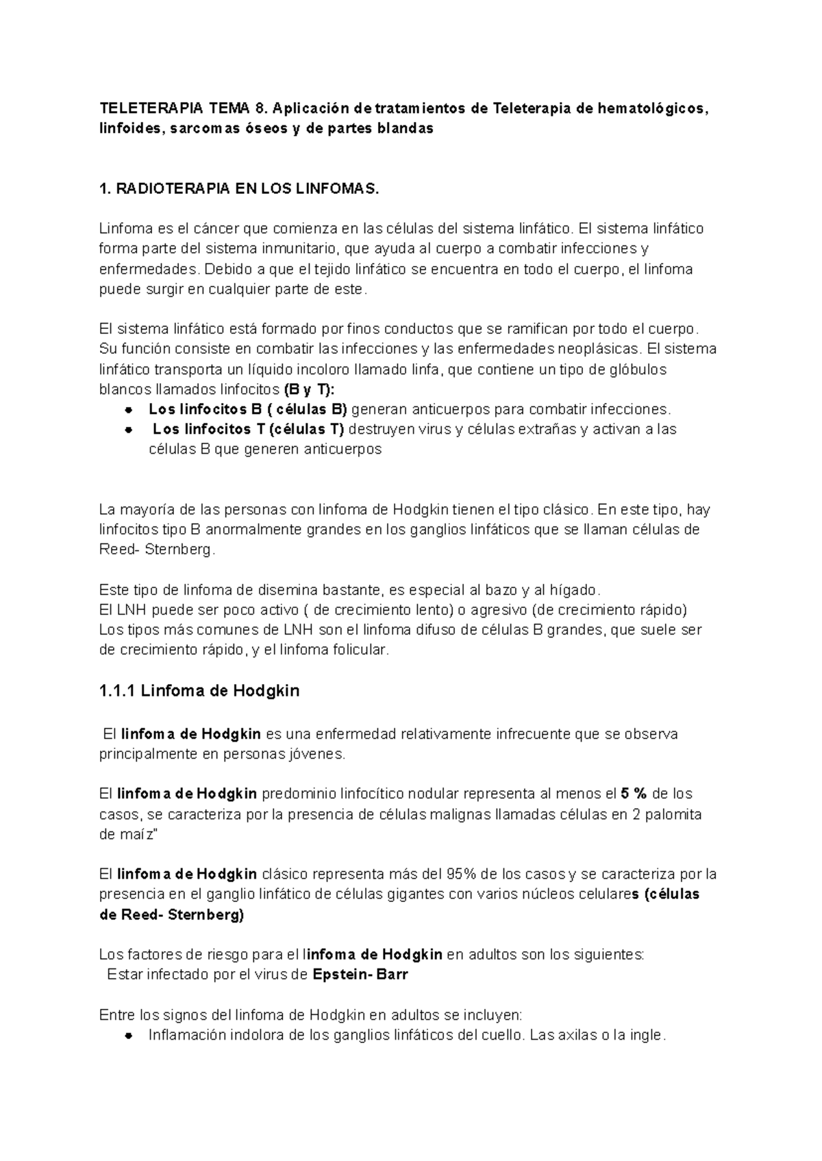 Teleterapia TEMA 8 - apuntes - TELETERAPIA TEMA 8. Aplicación de ...