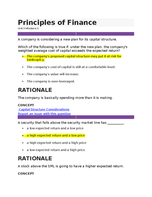 Managerial Accounting Challenge 4 - The coordination of financial and ...
