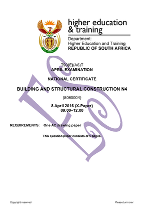 Building Structural Construction N4 Study Guide S2 9 - STUDY GUIDE ...