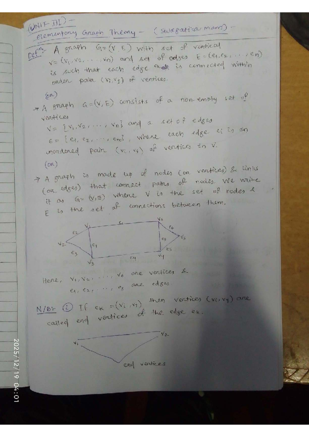 Graph Theory Concepts and Applications - UNIT 2 - Studocu