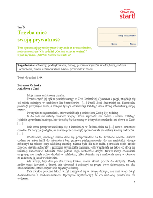 Kl. IV 28.05.2020r. Zaj - Głoska, sylaba, litera Wykonaj poniższe ćwiczenia. Zadanie 1. Głoska ...