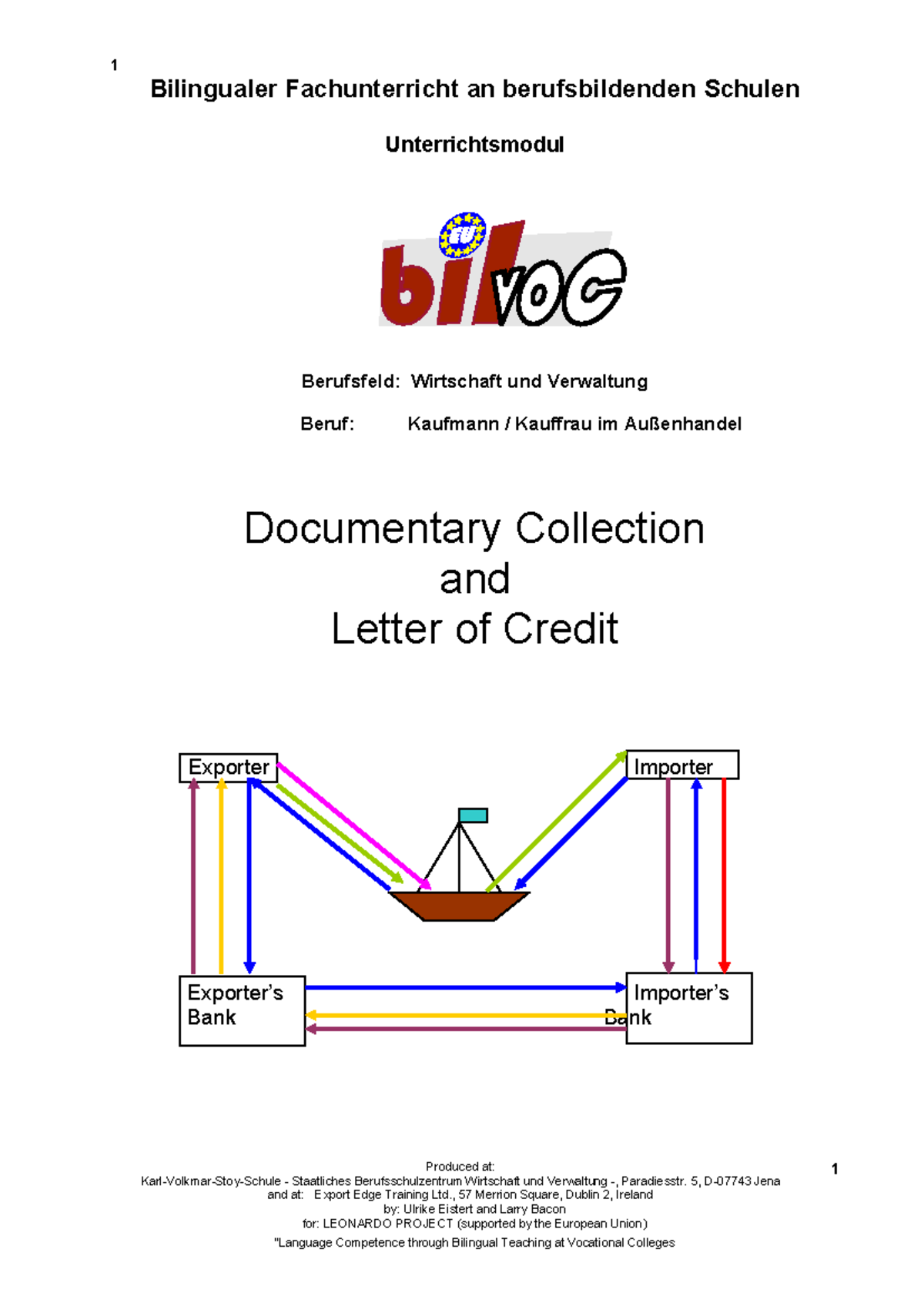 Module_Documentary_Collection_and_Letter_of_Credit - Bilingualer ...