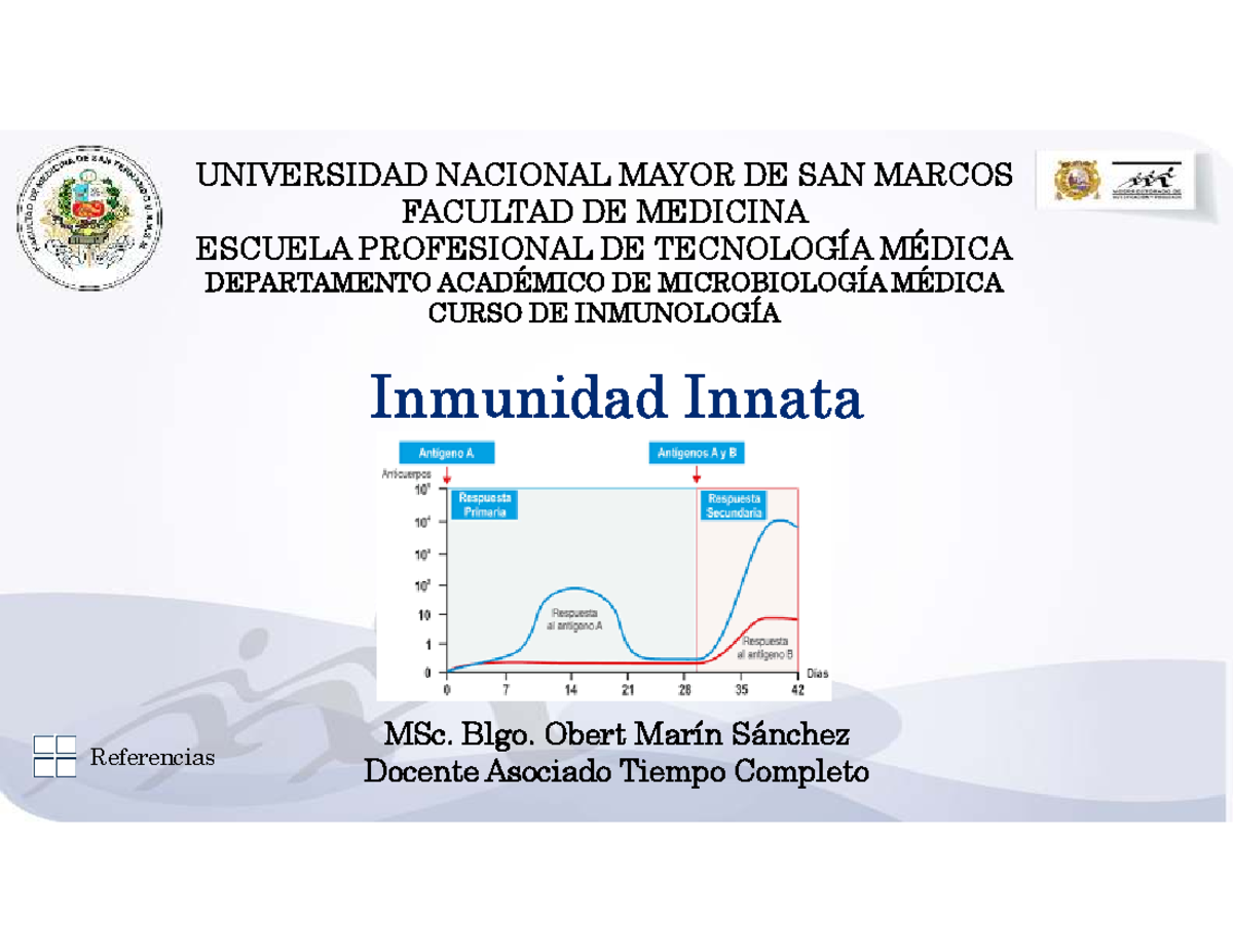 T-2 Inmunidad Innata: Fundamentos y Estrategias de Respuesta - Studocu