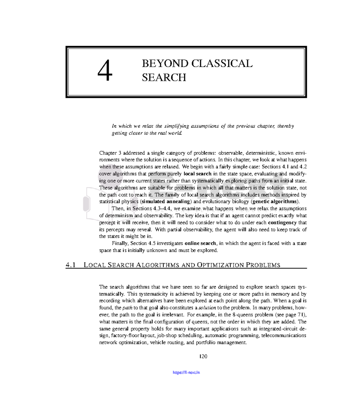 Chapter 4: Beyond Classical Search (CS101 Lecture Notes) - Studocu