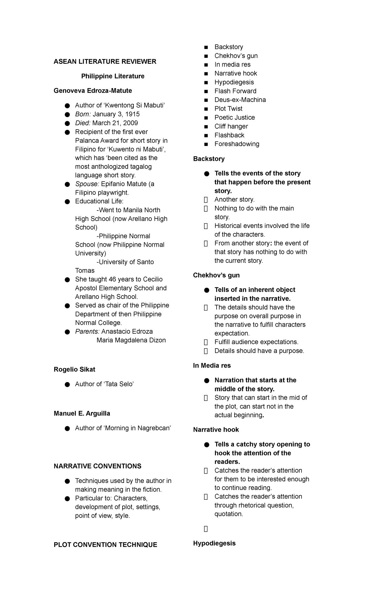 ASEAN Literature Review: Key Authors, Narrative Techniques & Analysis ...