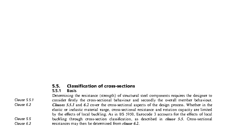 Eurocode 3: Cross-Section Classification for Bending & Axial Loads ...